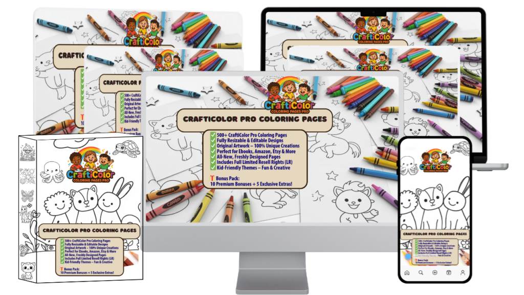 CraftiColor Pro Coloring Pages – Jv – smartkids