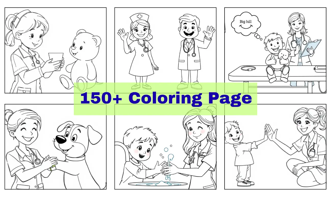 CheckUp Champs Coloring Pages – smartkids