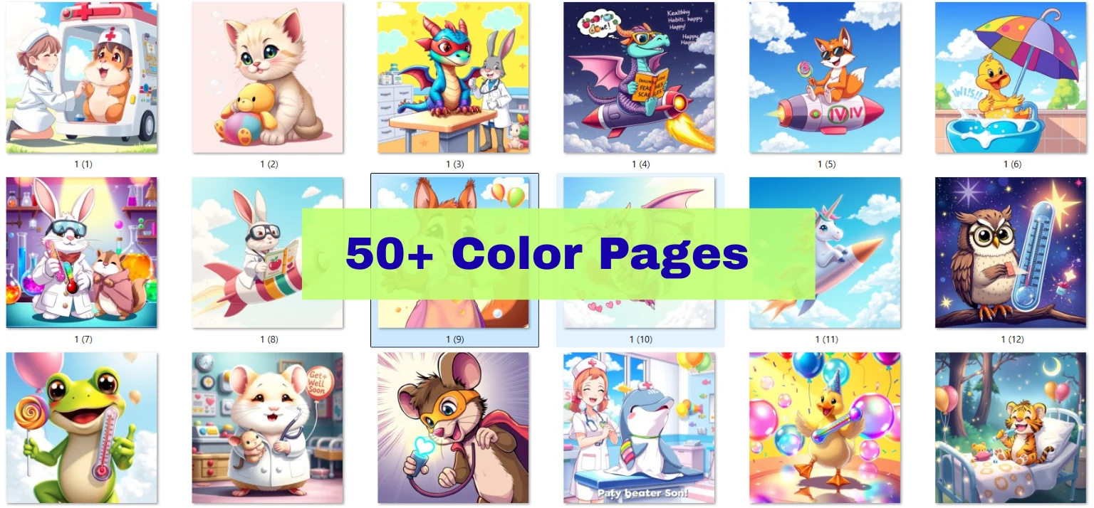 CheckUp Champs Coloring Pages – smartkids