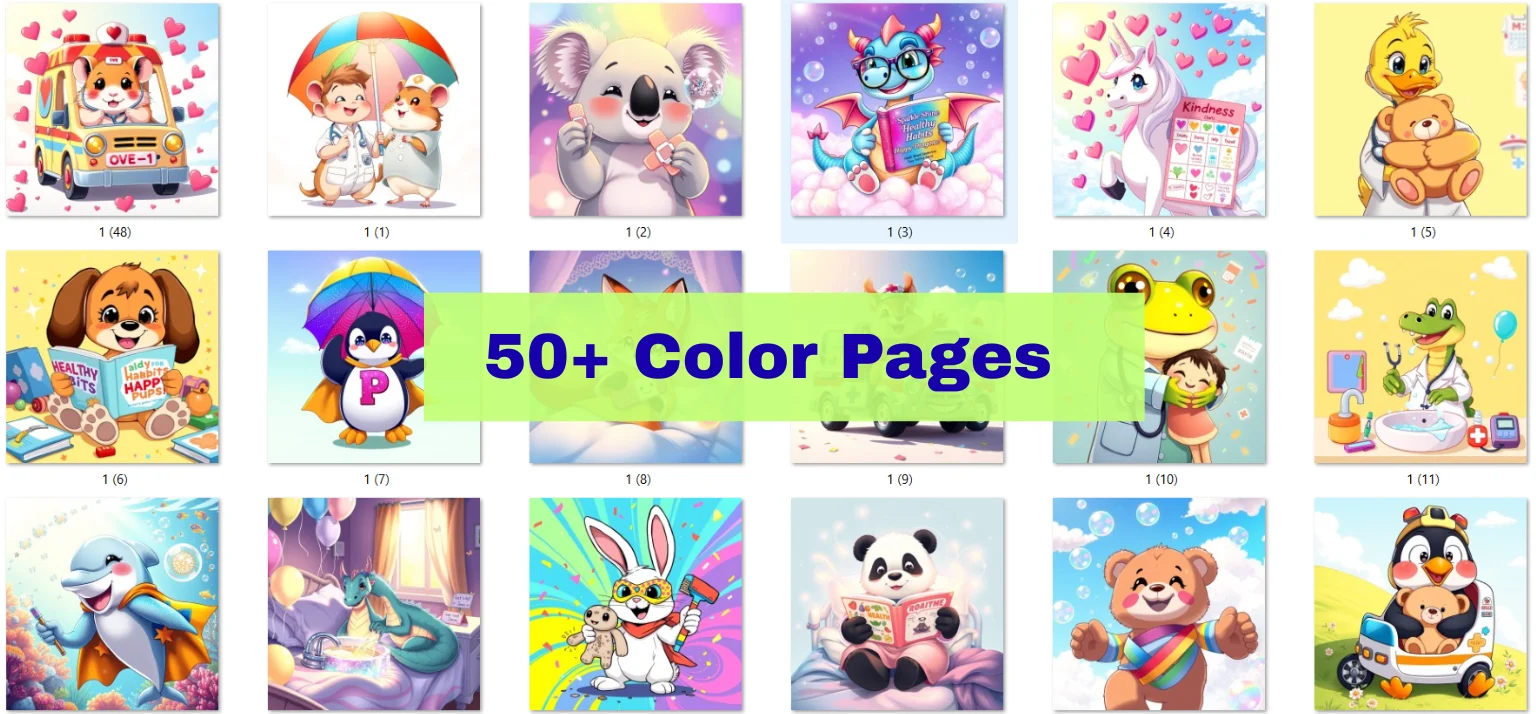 CheckUp Champs Coloring Pages – smartkids