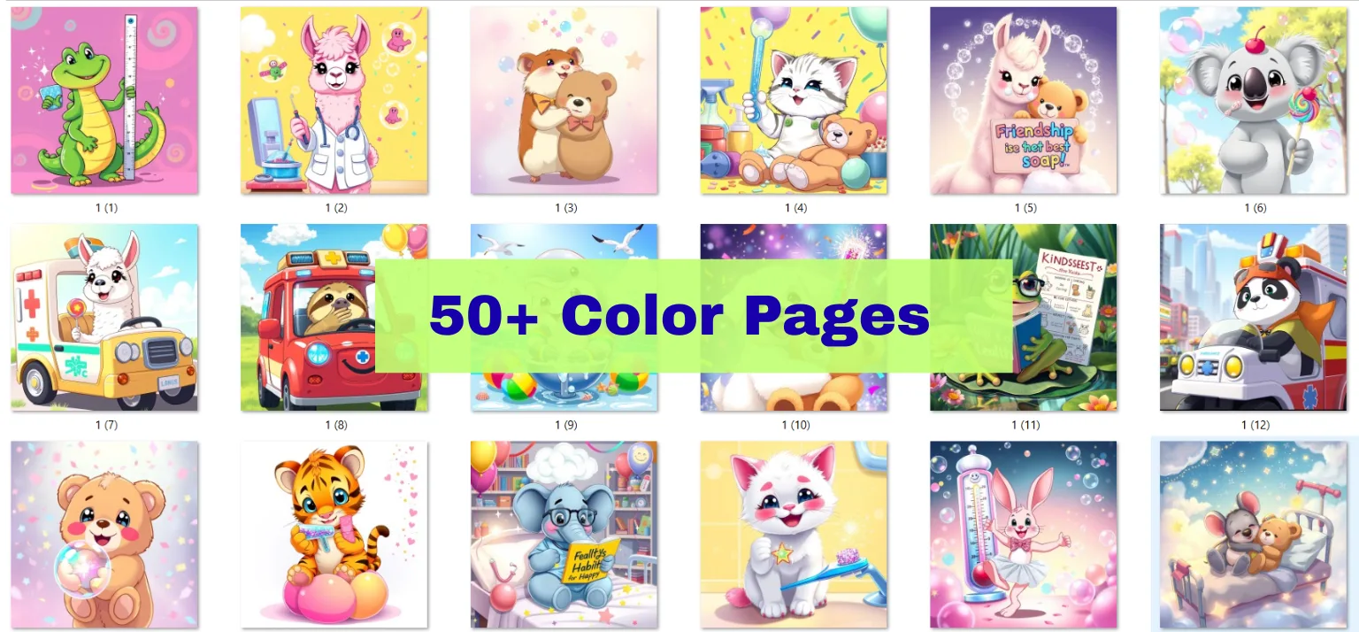 CheckUp Champs Coloring Pages – smartkids