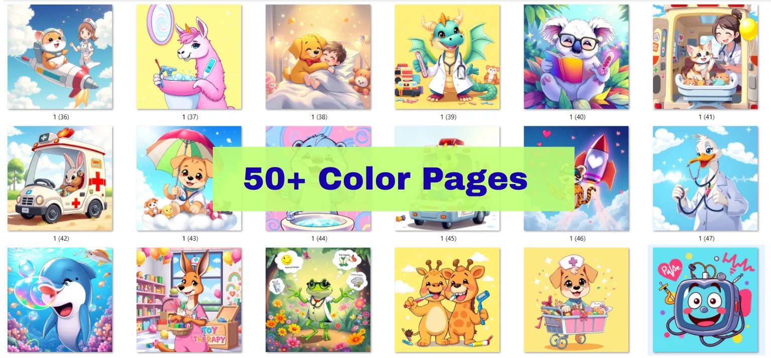 CheckUp Champs Coloring Pages – smartkids