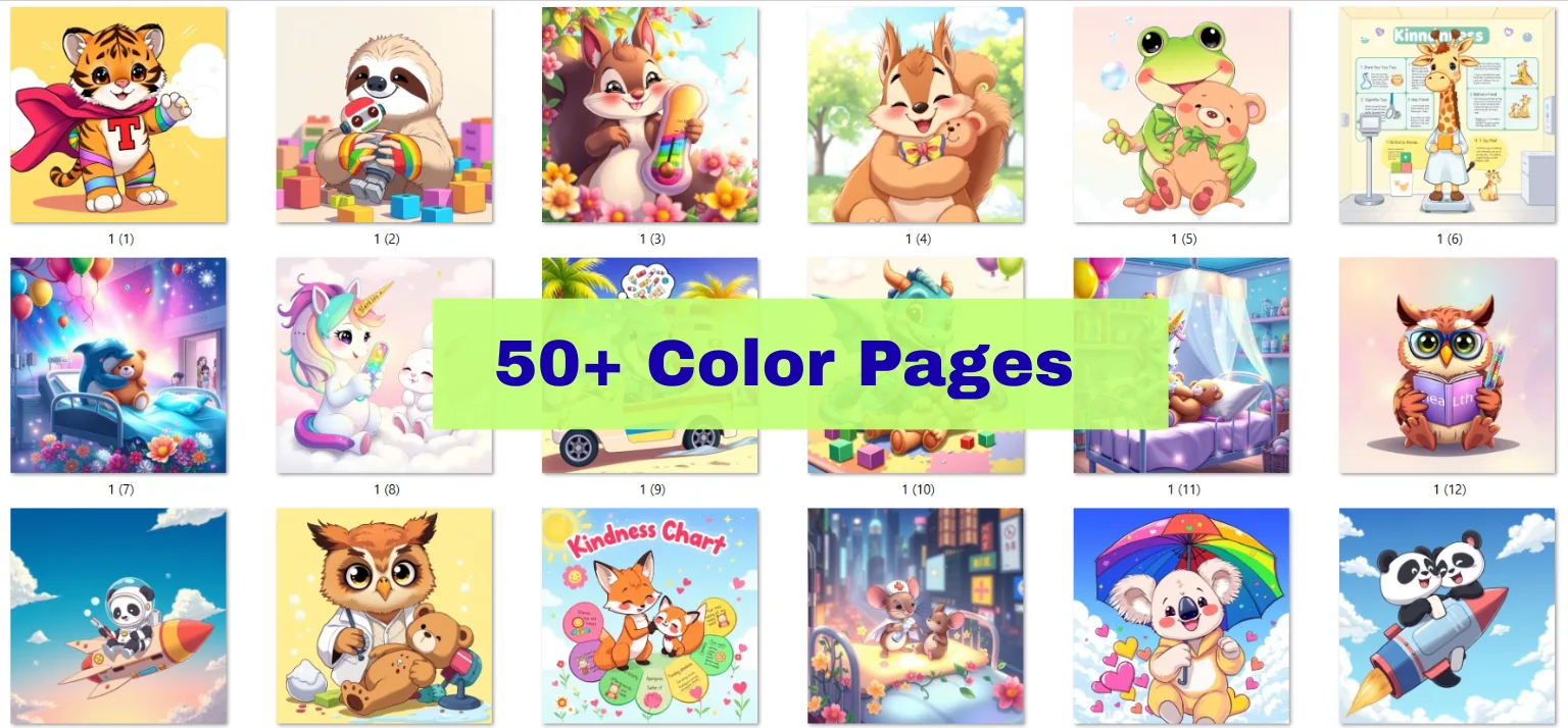 CheckUp Champs Coloring Pages – smartkids