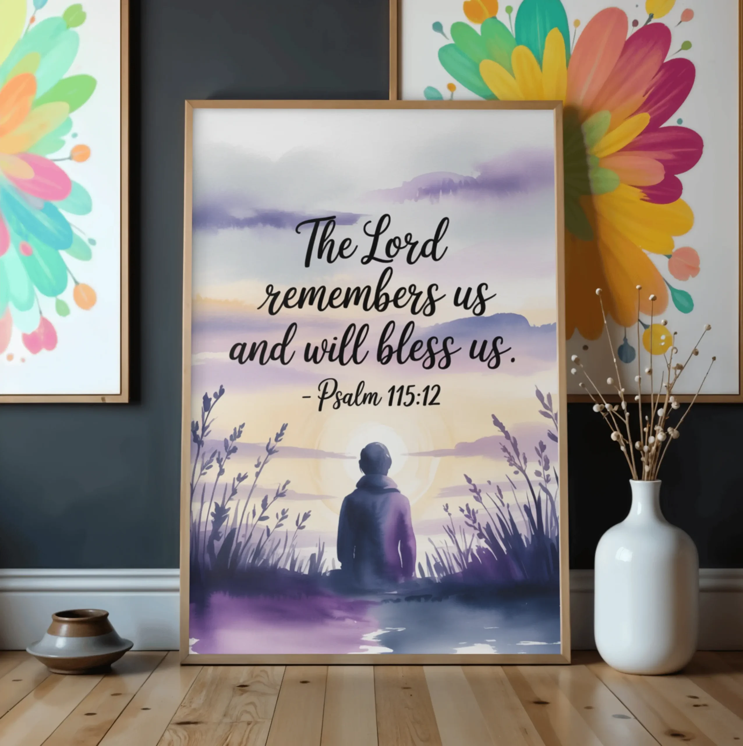 Watercolor Scripture Wall Art – smartkids