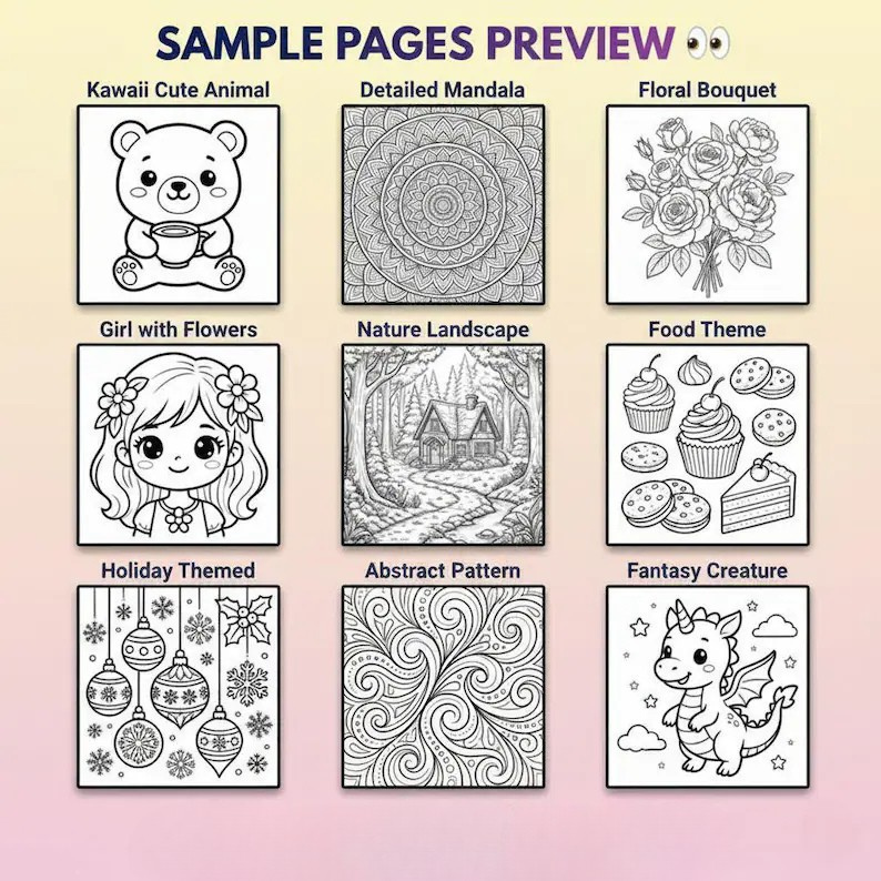 Premium Coloring Pages MEGA Bundle – smartkids